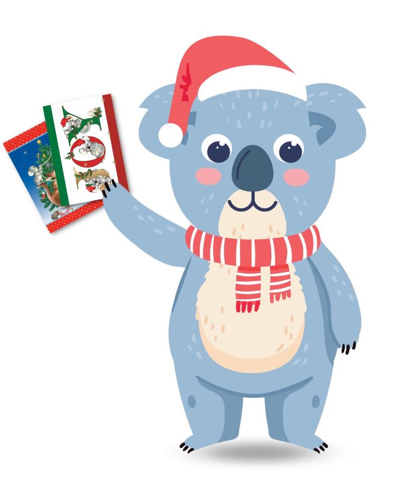 Christmas Koala Clipart