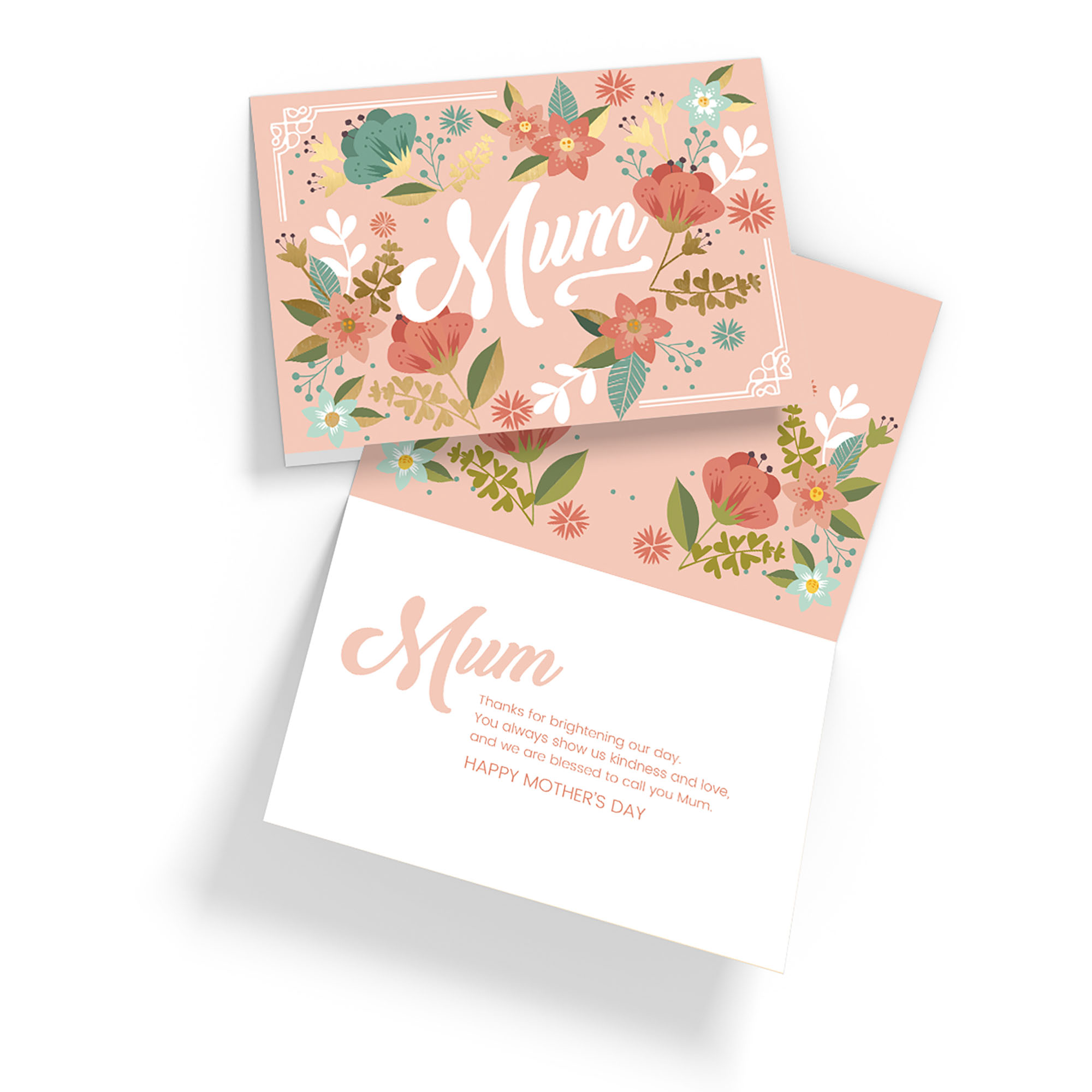 Mums Flower Frame - Koala Cards